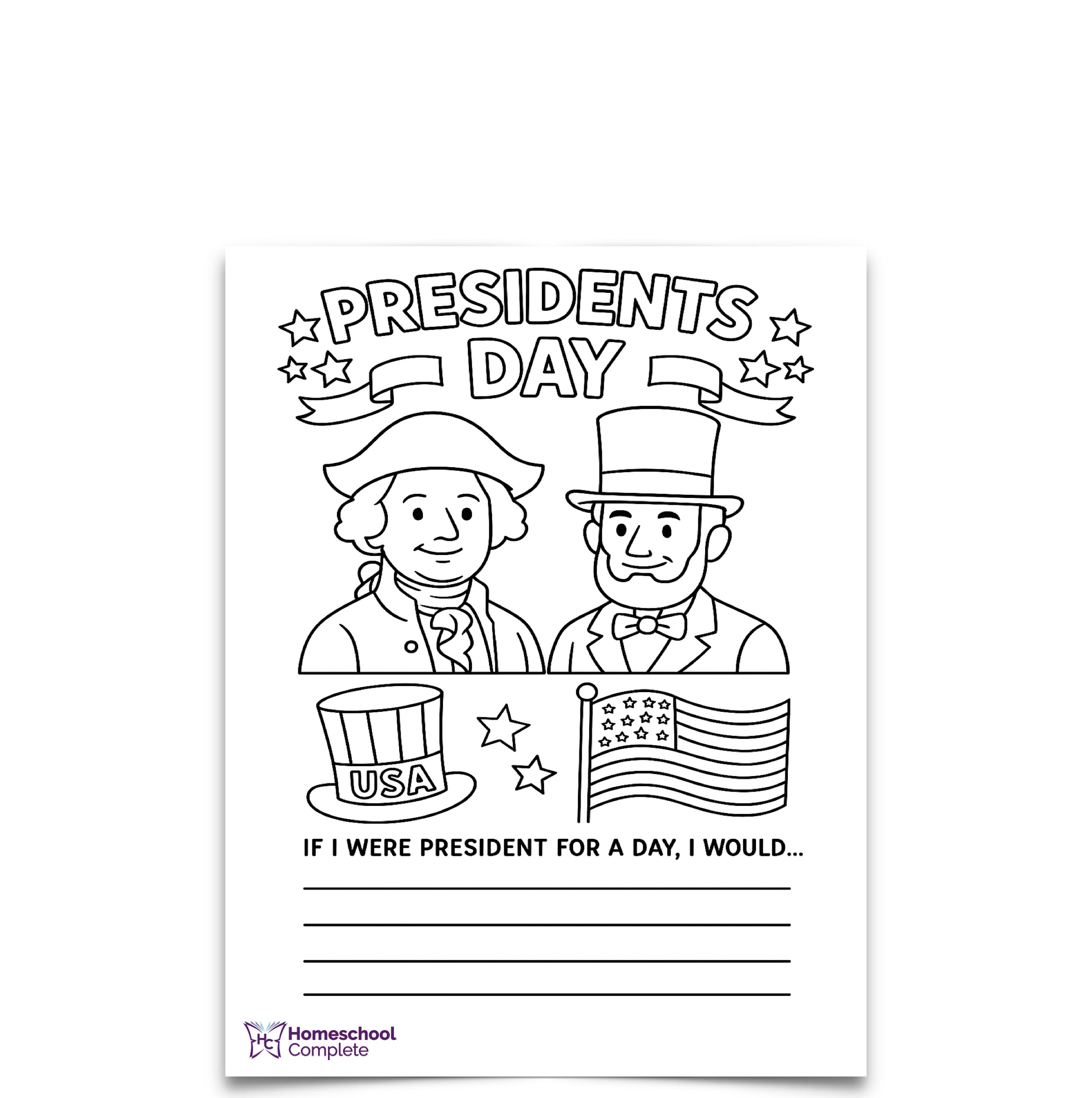 Homeschool Complete Freebie | Presidents Day