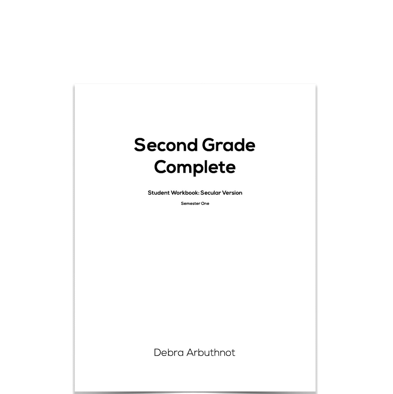 Second Grade Semester One | Workbook Refill Pages – Homeschool Complete